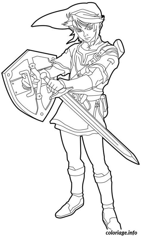 Coloriage Dessin Zelda Jecolorie