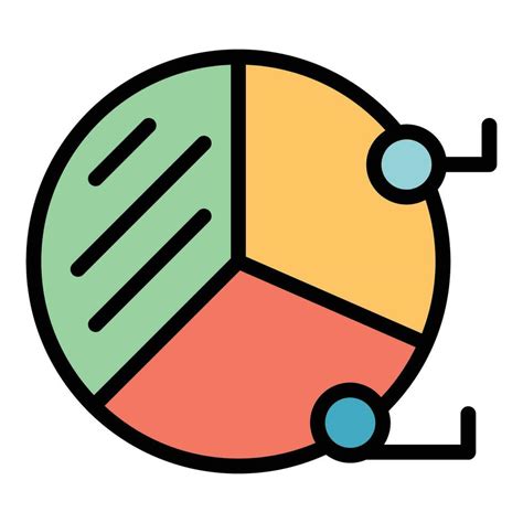 Pie Chart Leader Icon Vector Flat Vector Art At Vecteezy