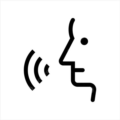 음성 명령 아이콘 제어 말하기 픽토그램 이야기 선 Png 일러스트 및 벡터 에 대한 무료 다운로드 Pngtree