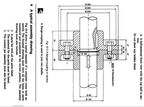 A A Half Sectional Front View With The Top Half In