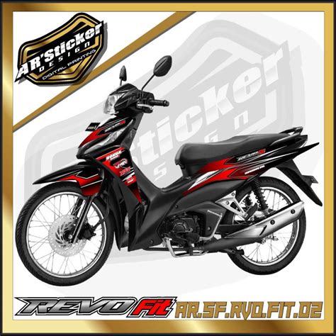 Revo Sticker Striping Revo FI new - Stiker Motor Keren Setiker REVO FIT ...