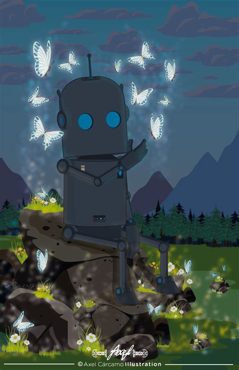 Curious Robot By Axelfer On Deviantart