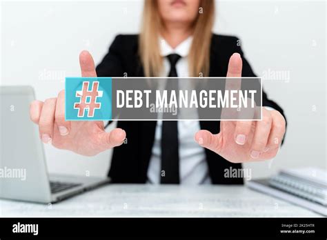 Writing Displaying Text Debt Management Internet Concept The Formal Agreement Between A Debtor
