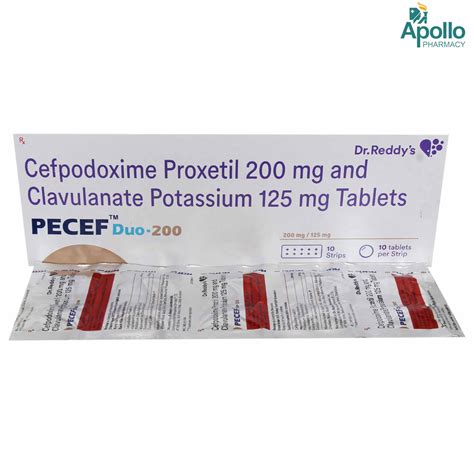 Pecef Duo 200 Tablet 10s Price Uses Side Effects Composition
