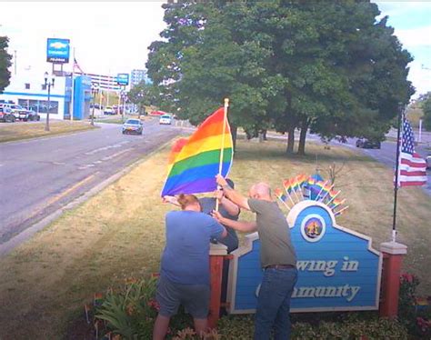 Local Pride Flag Stolen 3 Times Set On Fire This Last Time But We