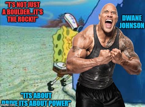 The Rock In Spongebob Imgflip