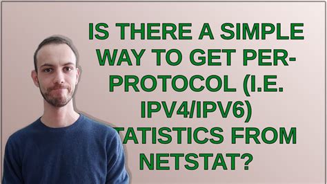 Is There A Simple Way To Get Per Protocol I E Ipv4 Ipv6 Statistics
