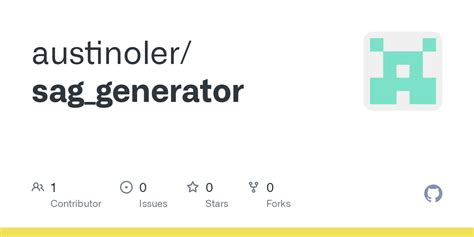 Github Austinoler Sag Generator