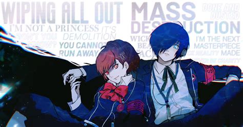 Persona3 Kotone Shiomi Makoto Yuki Because We Will Protect You Pixiv