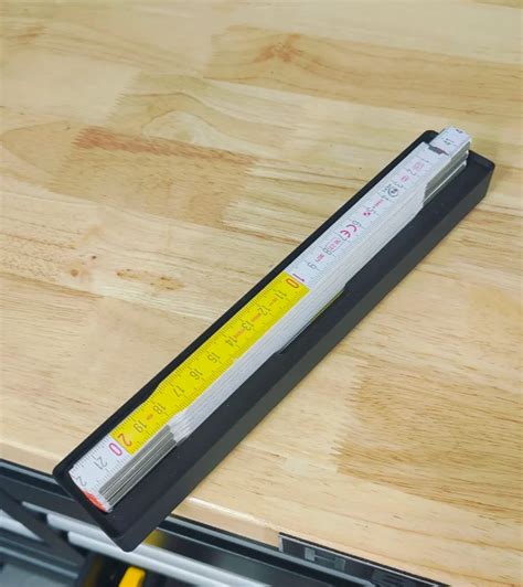 Gridfinity Folding Ruler Holder By Llama16 Makerworld
