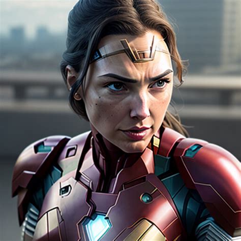 Bộ Suit Nữ Iron Man Sự Kết Hợp Hoàn Hảo