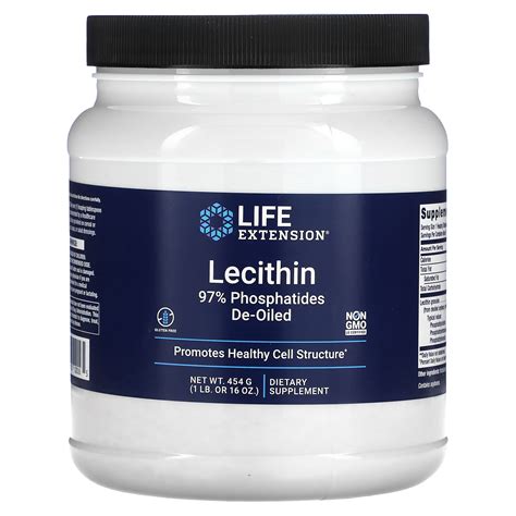 Life Extension Lecithin 16 Oz 454 G