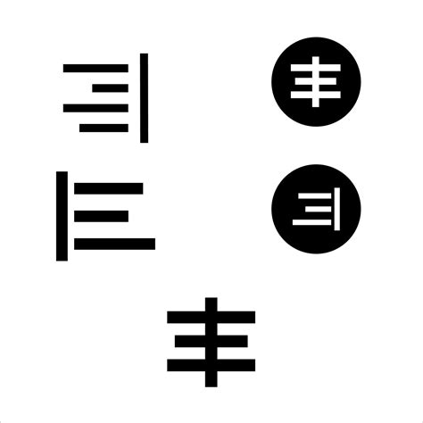 Alignment Icons Collection Align Icons Set Set Of Black Editing And