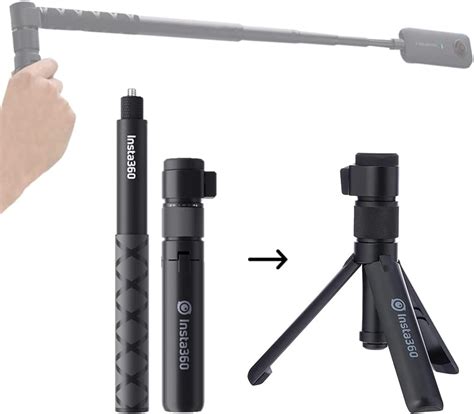 Handheld Camera Selfie Stick And Mini Tripod For Insta360