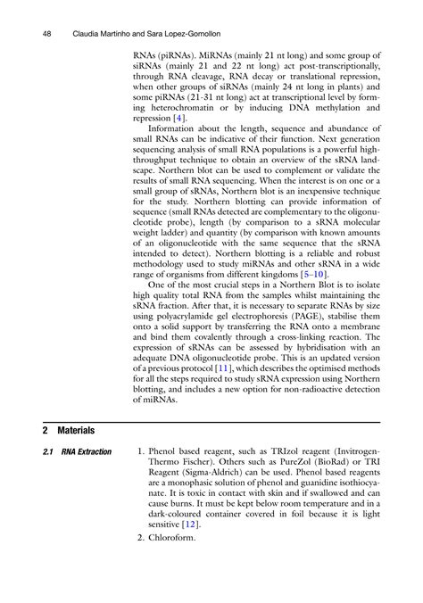 SOLUTION Detection Of Micrornas By Northern Blot Studypool