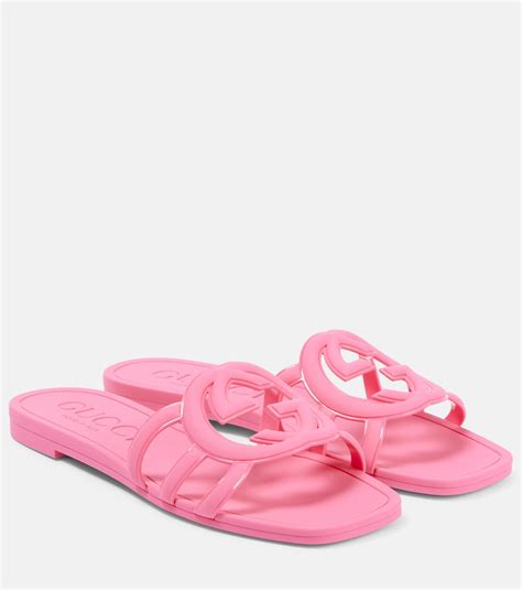 Interlocking G Slides In Pink Gucci Mytheresa