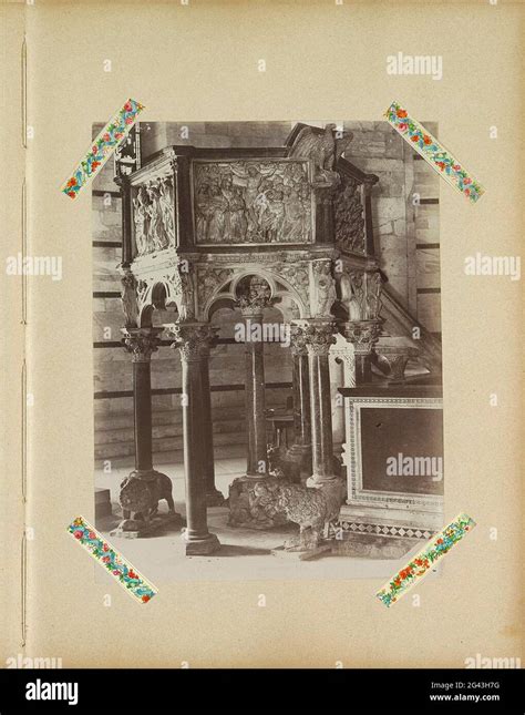 Pulpit Ambo Of The Baptisterium Of Pisa Pisa Pulpito [ ] Battistero Part Of Photo Album
