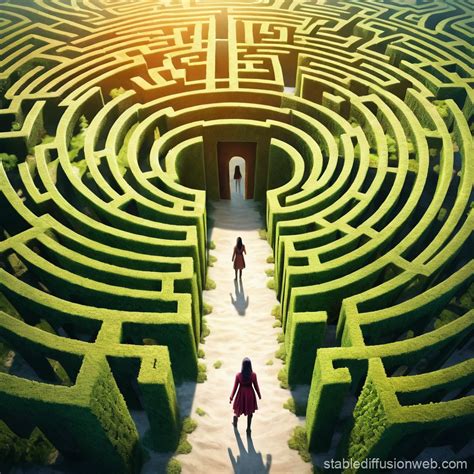 Confused Individual in a Maze | Stable Diffusion Online