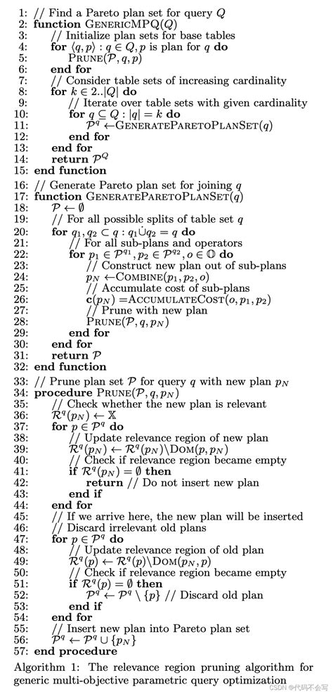 （论文阅读 多目标优化器）multi Objective Parametric Query Optimization Csdn博客