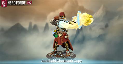 Archibald Clockwork Copy Made With Hero Forge