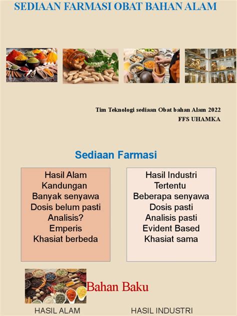 Sediaan Obat Bahan Alam Pdf