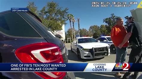 Bodycam Shows Moments Man On Fbi Most Wanted List Arrested In Florida
