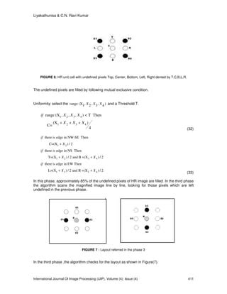 A Novel And Robust Wavelet Based Super Resolution Reconstruction Of Low