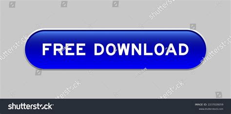 Blue Color Capsule Shape Button Word Stock Vector Royalty Free