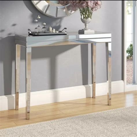 Campbelltown Mirrored Console Table Vdhz1014 Venetian Design The