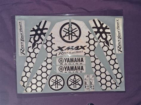 Yamaha Xmax V1 Reflective Tail Decal Stickers Motorcycles Motorcycle