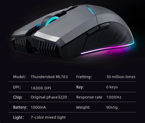 Deal: Buy ThundeRobot ML703 Wireless Gaming Mouse for $29 (Retail Price ...