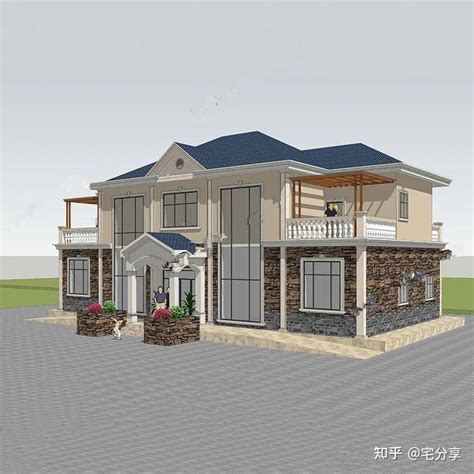 双拼农村房屋设计户型图（2022年农村双拼自建房设计图） 知乎