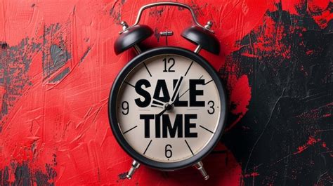A Clock That Says Save Time On It Premium Ai Generated Image