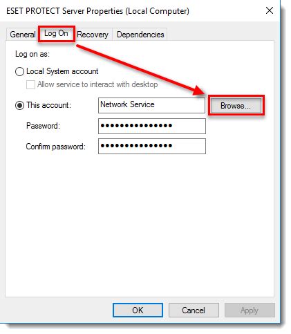 KB7831 Use Windows Authentication For Connection To SQL Server Database In ESET PROTECT On Prem