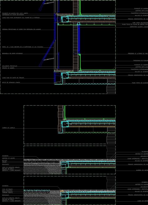 Facade Cross Section DWG Section For AutoCAD Designs CAD