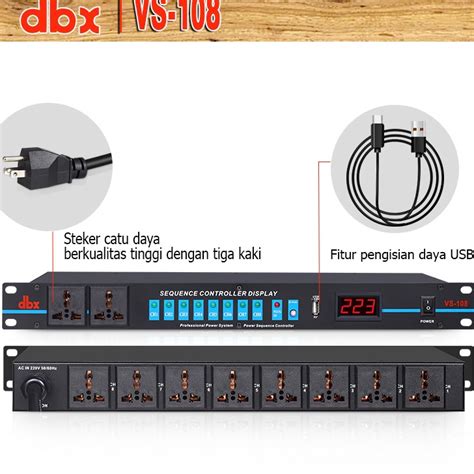 Jual LUL227 Power Sequencer Dbx Power Distributor Power Squenser Power
