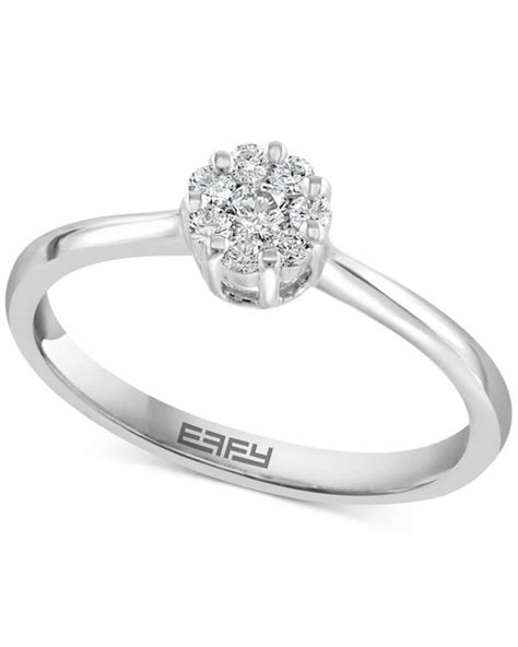 Effy Effy® Hematian Diamond Cluster Engagement Ring 15 Ct Tw In