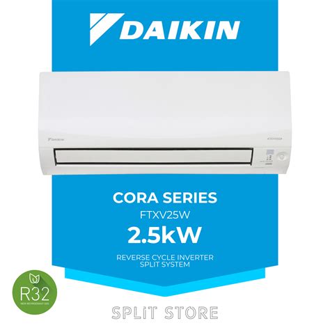 Daikin Cora 2 5kw Inverter Wall Split System Ftxv25w Split Store