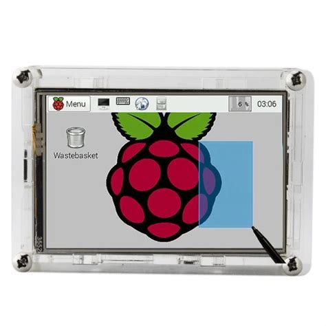 Raspberry Pi 3 Model B 3 5 Inch Raspberry Lcd Tft Acrylic Case