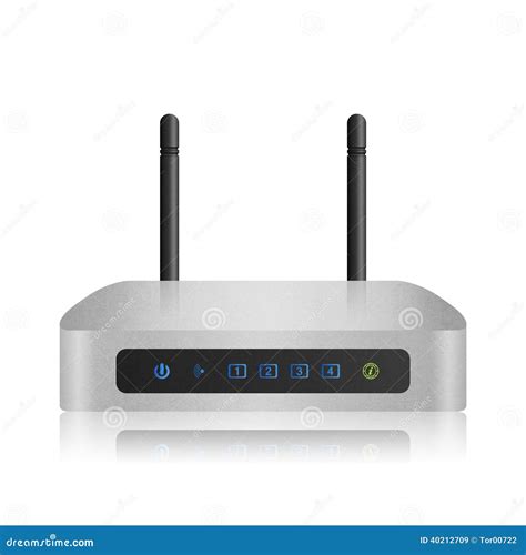 Wifi Router Icon Vector From Smarthome Concept Thin Line Illustration