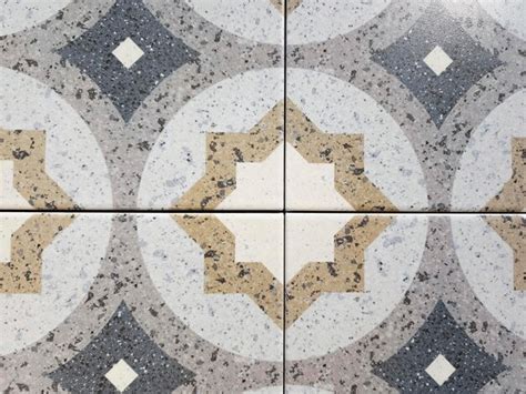 Premium Photo Geometric Floor Tile Background