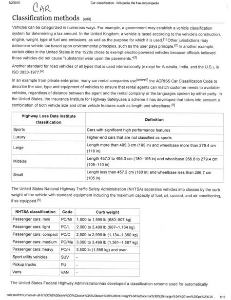 Pdf Car Classifications And Types Dokumen Tips