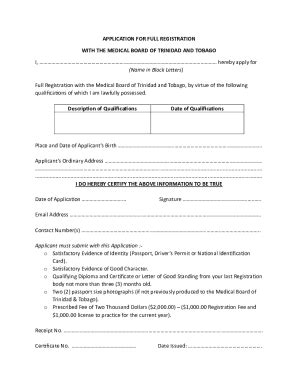 Fillable Online Full Registration Application Form Fax Email Print PdfFiller