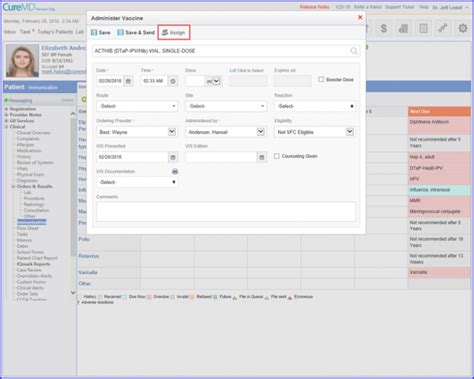 Assign Immunizations To Other Users Curewiki