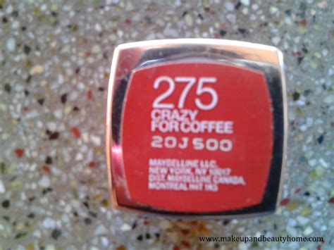 Maybelline Color Sensational Lipstick Crazy For Coffee Review