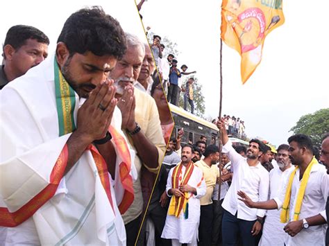 Tdp Nara Lokesh Yuva Galam Padayatra Effect