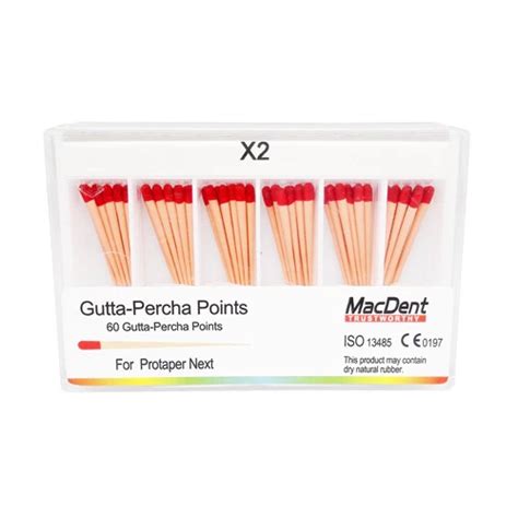 Macdent Dental Obturation Protaper Next Gutta Percha Points Endo Root
