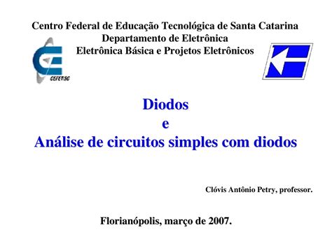 Aula De Eletrônica Métodos De Calculo Docsity