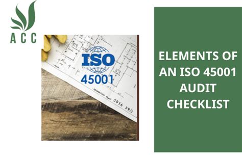Iso 45001 Audit Checklist [2024]
