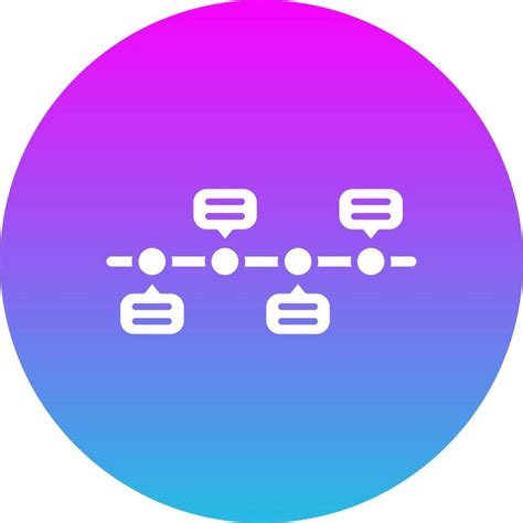 타임라인 아이콘 프리미엄 벡터